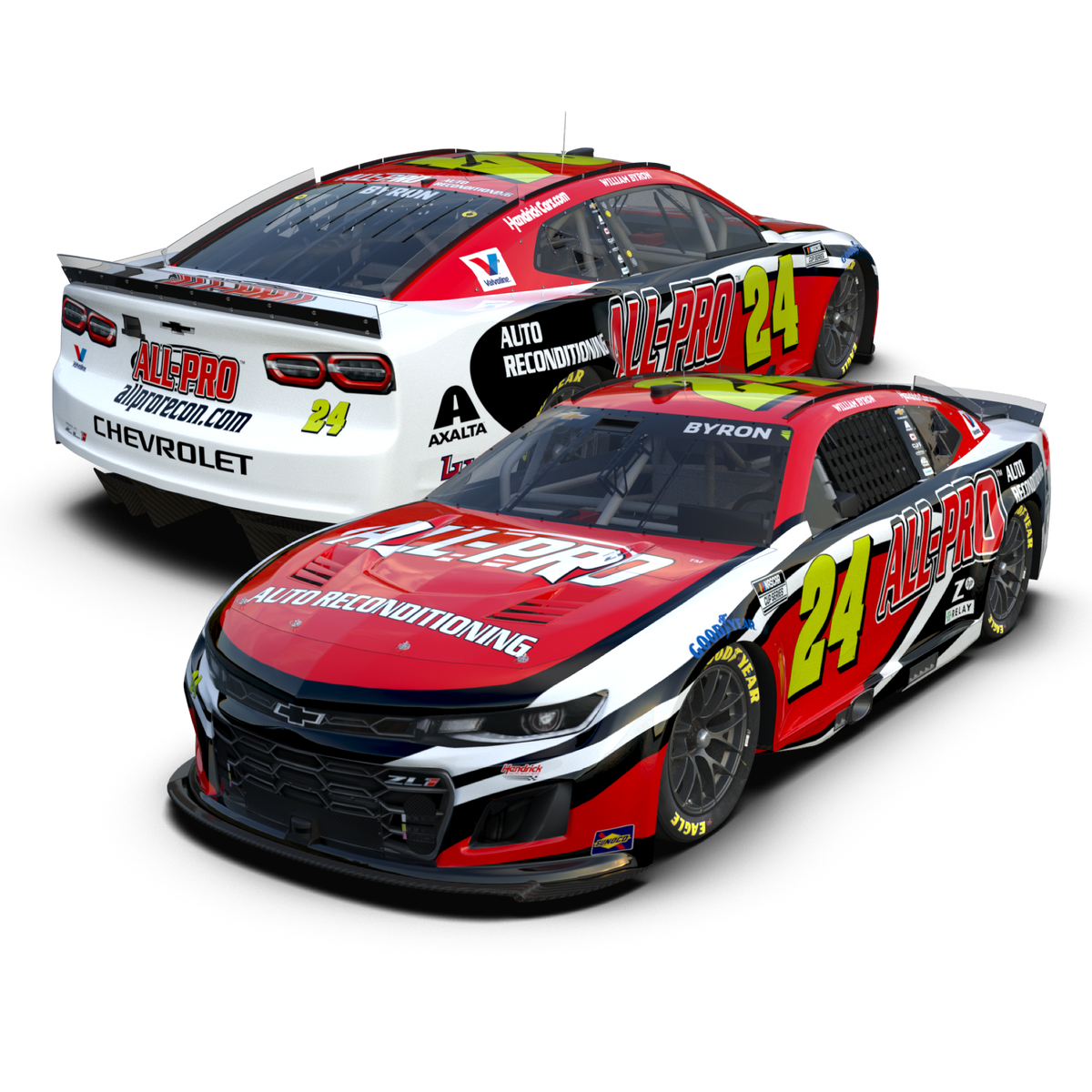 *PRE-ORDER* 2025 ALL-PRO ARC REGULAR PAINT 1:24 DIE-CAST – William Byron Store