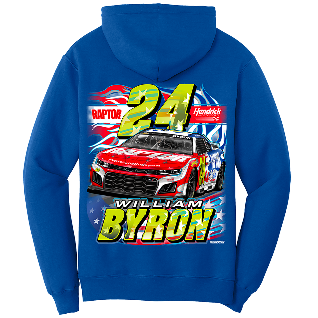 *PRE-ORDER* ROYAL RAPTOR HOODIE – William Byron Store