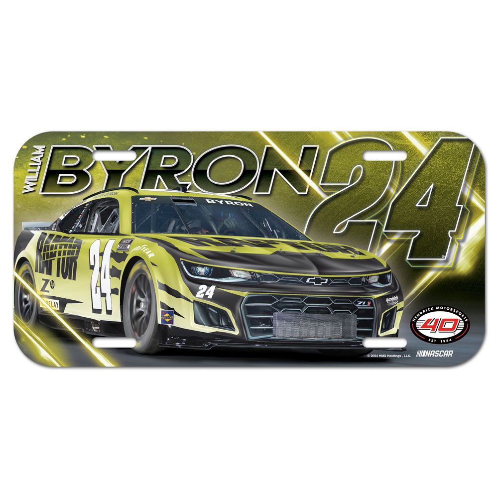 RAPTOR PLASTIC LICENSE PLATE – William Byron Store