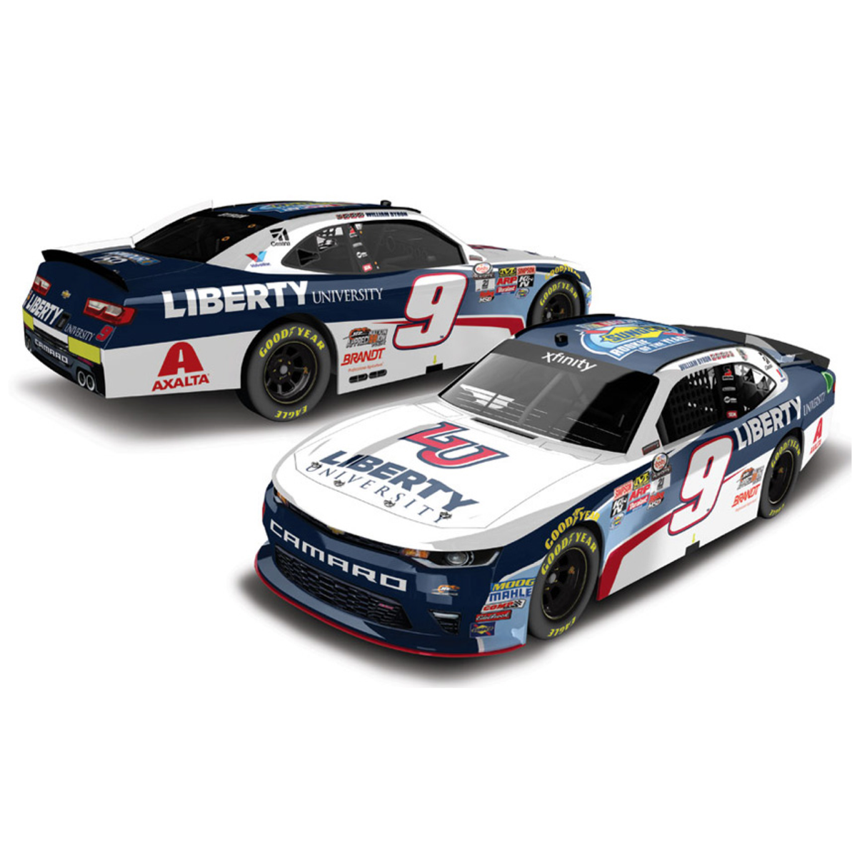 2017 ROOKIE OF THE YEAR WIN AUTOGRAPHED ARC GALAXY COLOR PAINT 1:24 DI ...