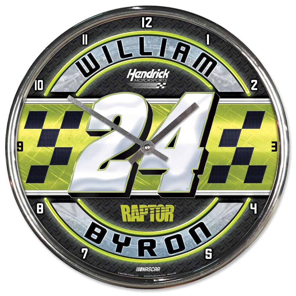 WILLIAM BYRON CHROME CLOCK – William Byron Store