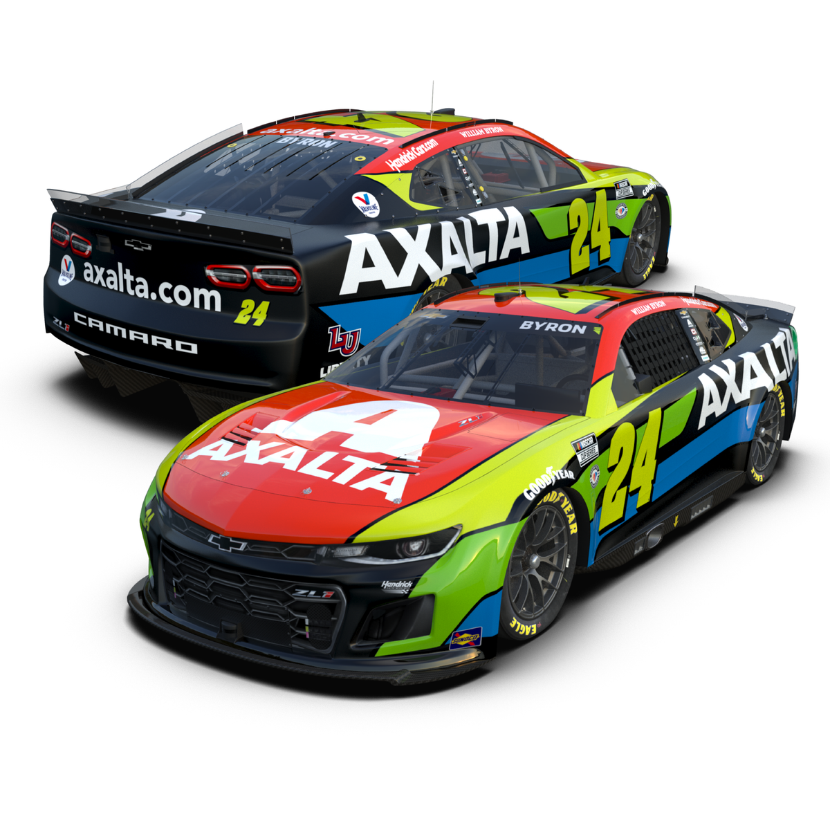 2023 AXALTA AUTOGRAPHED ARC REGULAR PAINT 1:24 DIE-CAST – William Byron ...